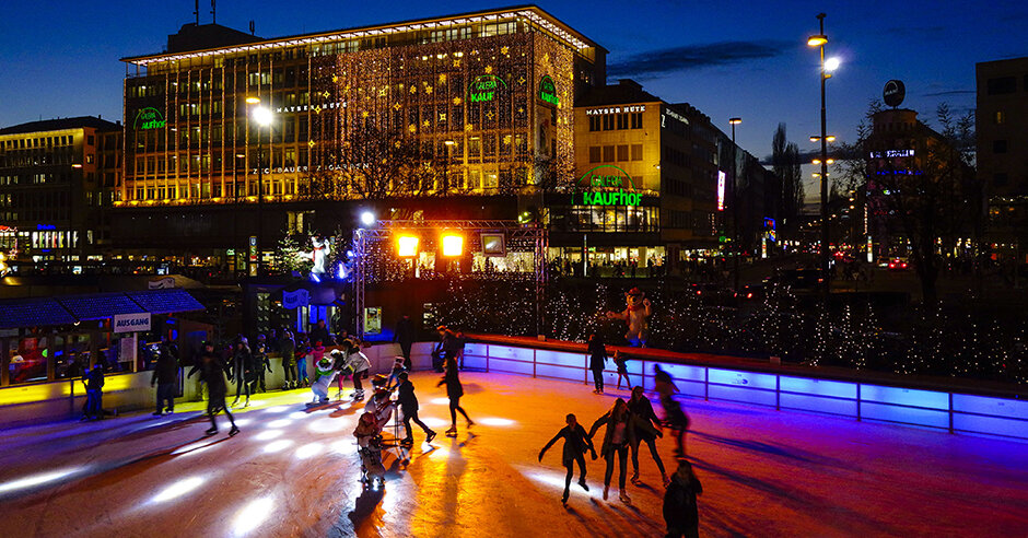 Schlittschuhlaufen in und um München: Alle Eisbahnen im Überblick
